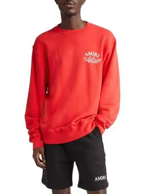 Amiri Arts District Graphic Sweatshirt - Red