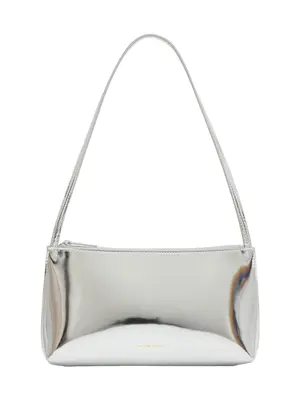 MANSUR GAVRIEL Gaia Shoulder Bag Silver Mirror