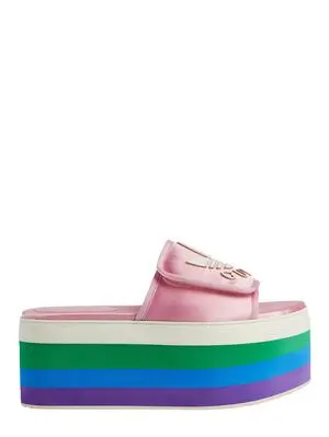 Gucci Adidas X Platform Sandal - Pink