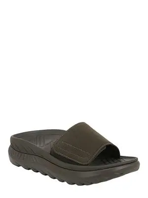 Vionic Rejuvenate Slide Sandal Dark Khaki