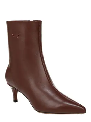 Franco Sarto Pointed Toe Bootie - Dark Brown