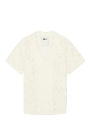 Oas Atlas Cuba Crochet Shirt - Off White