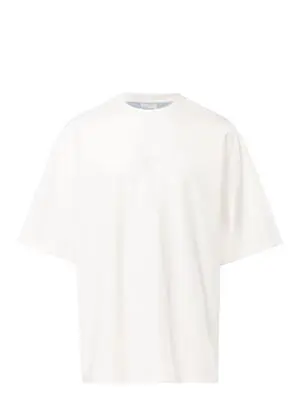 REEBOK Logo-appliqué Cotton T-shirt - White