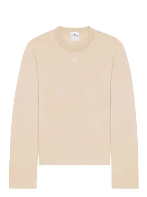 COURREGES Shoulder Snaps Sweater - Neutrals