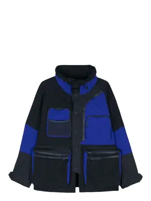 WHITE MOUNTAINEERING Colour-block Multi-pocket Parka - Blue