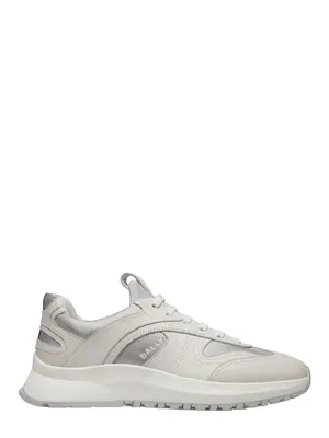 Bally Panelled Leather Sneakers - White