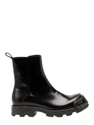 Diesel D-hammer Zip Ankle Boots - Black