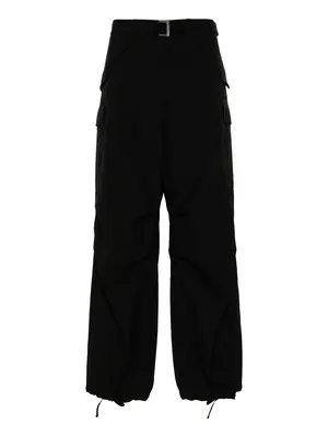 Sacai Suiting Cargo Trousers - Black