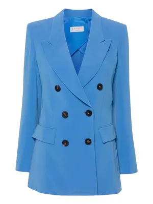 Alberto Biani Double-breasted Blazer - Blue