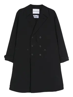WHITE MOUNTAINEERING Double-breasted Coat - Black