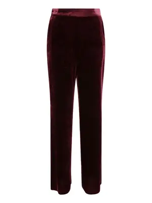 ETRO ETRO Velvet Straight-Leg Trousers