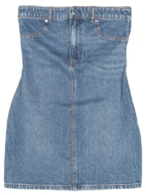 Alexander Wang Denim Mini Dress - Blue