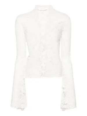 MANURI Sally Lace Blouse - White