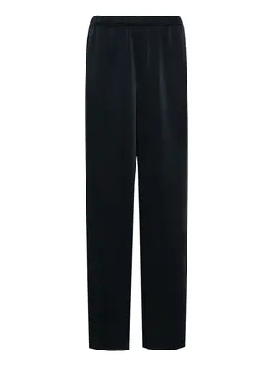 Vince Straight-leg Satin Trousers - Blue