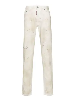 Dsquared2 Cool Guy Straight-leg Jeans - White