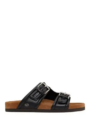 Valentino Garavani Fussfriend Leather Sandals - Black