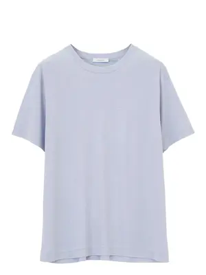 LEMAIRE Short-sleeve Cotton T-shirt - Grey
