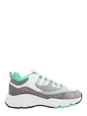 CLEENS Aero Runner Panelled Mesh Sneakers - Mint