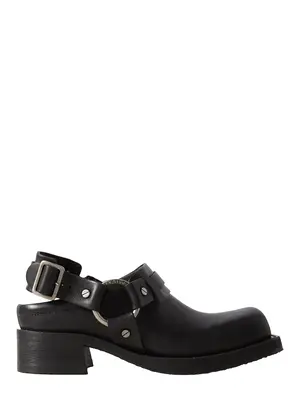 Acne Studios Leather Mules - Black