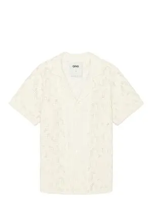 Oas Atlas Cuba Crochet Shirt - Off White