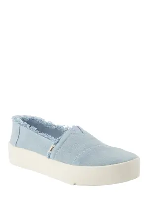 Toms TOMS Verona Platform Slip-On Sneakers Light/pastel Blue
