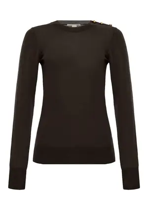 Stella McCartney Fine-knit Wool Jumper - Brown