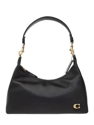 COACH® Juliet Appliqué-logo Shoulder Bag - Black