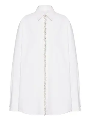 Valentino Garavani Embroidered Compact Shirt - White