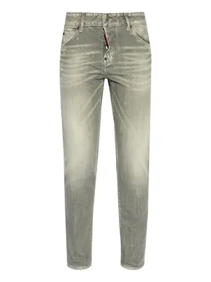 Dsquared2 Logo Patch Jeans - Grey