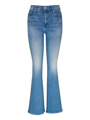 MOTHER The Weekender High-rise Flared Jeans - Blue