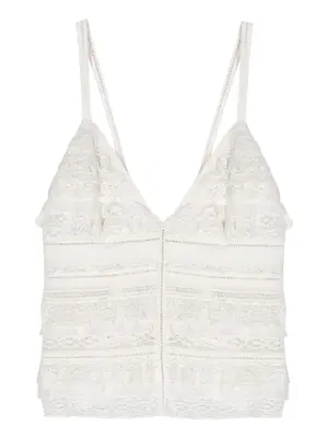 Dorothee Schumacher Ruffle Detail Top - White