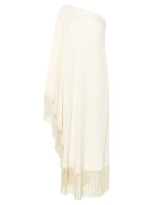 TALLER MARMO Arno Fringed Long Dress - White