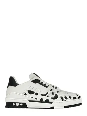 LOUIS VUITTON X Yayoi Kusama Trainer Low "infinity Dots - Black