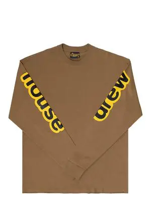 Drew House Long-sleeve Hug Tee 'chaz - Brown