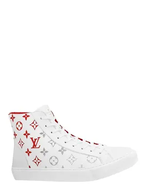 LOUIS VUITTON Tattoo Sneaker Boot - White