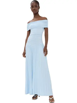 Lioness Field Of Dreams Maxi Dress - Soft Blue