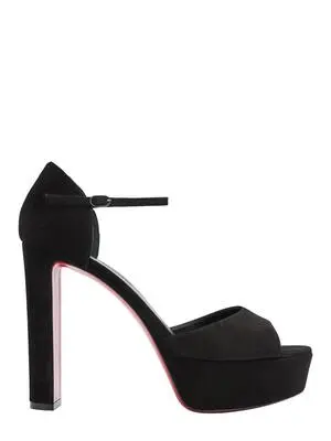 CHRISTIAN LOUBOUTIN 130mm Sandaloo Platform Sandals - Black