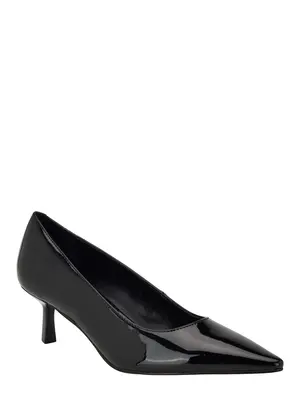 Calvin Klein Calvin Klein Kierra Pointed Toe Pumps Black Patent