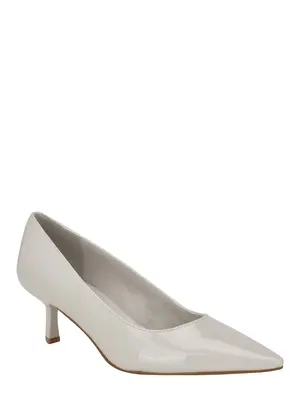 Calvin Klein Kierra Pointed Toe Pumps - Medium Grey