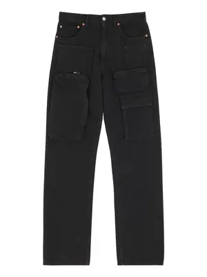 MAISON MARGIELA Logo Patch Jeans - Black