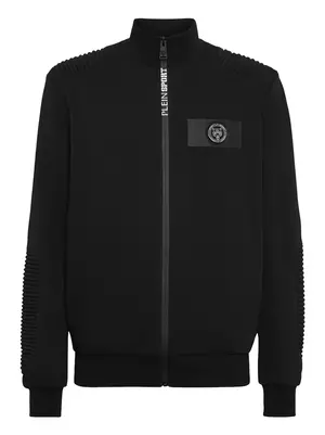 PLEIN SPORT Logo Patch Jacket - Black
