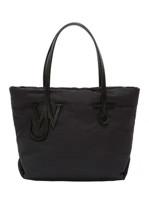 JW Anderson Small Puffy Anchor Tote Bag - Black