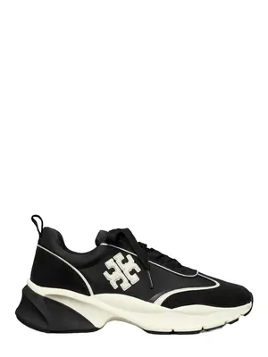Tory Burch Good Luck Panelled Sneakers - Black