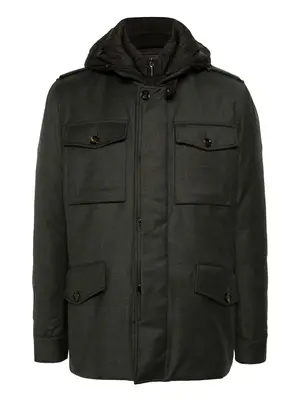 MOORER Isac Padded Jacket - Green