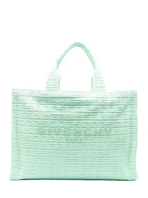 Givenchy Medium 4g Towelling-finish Tote Bag - Green