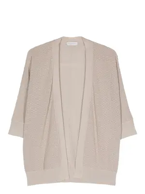 LE TRICOT PERUGIA Cotton Tricot Cardigan - Neutrals