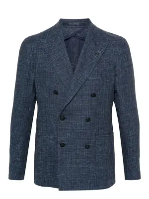 TAGLIATORE Tagliatore Peak-Lapels Double-Breasted Blazer