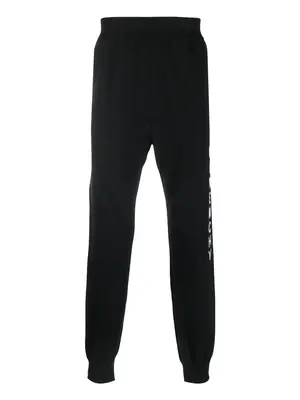 Givenchy Intarsia-knit Logo Track Pants - Black