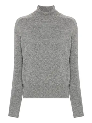 Victoria Beckham Roll-neck Wool Jumper - Grey