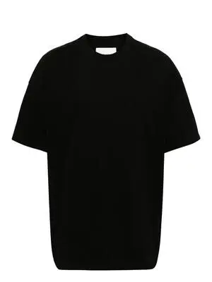 JIL SANDER Logo-print Layered T-shirt - Black